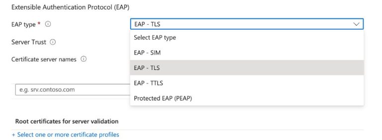 Guide to Configuring Enterprise Wi-Fi with Intune