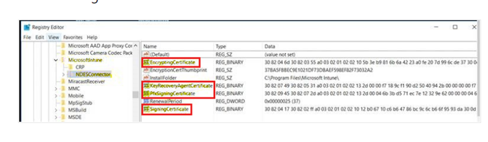 Resolving SCEP Certificate Workgroup Error