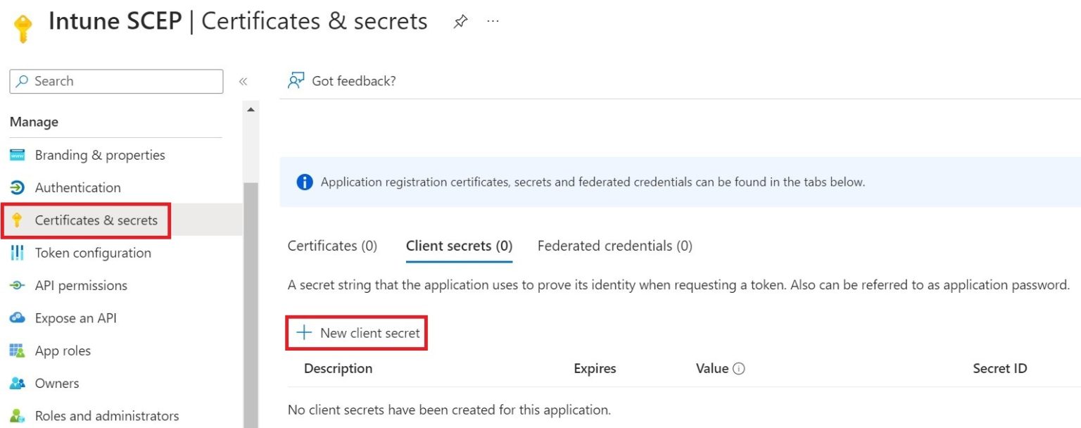Enrolling Device/Machine and User Certificates in Microsoft Intune