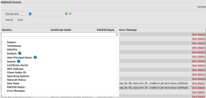 RADIUS Events Logs: How to View and Access Them