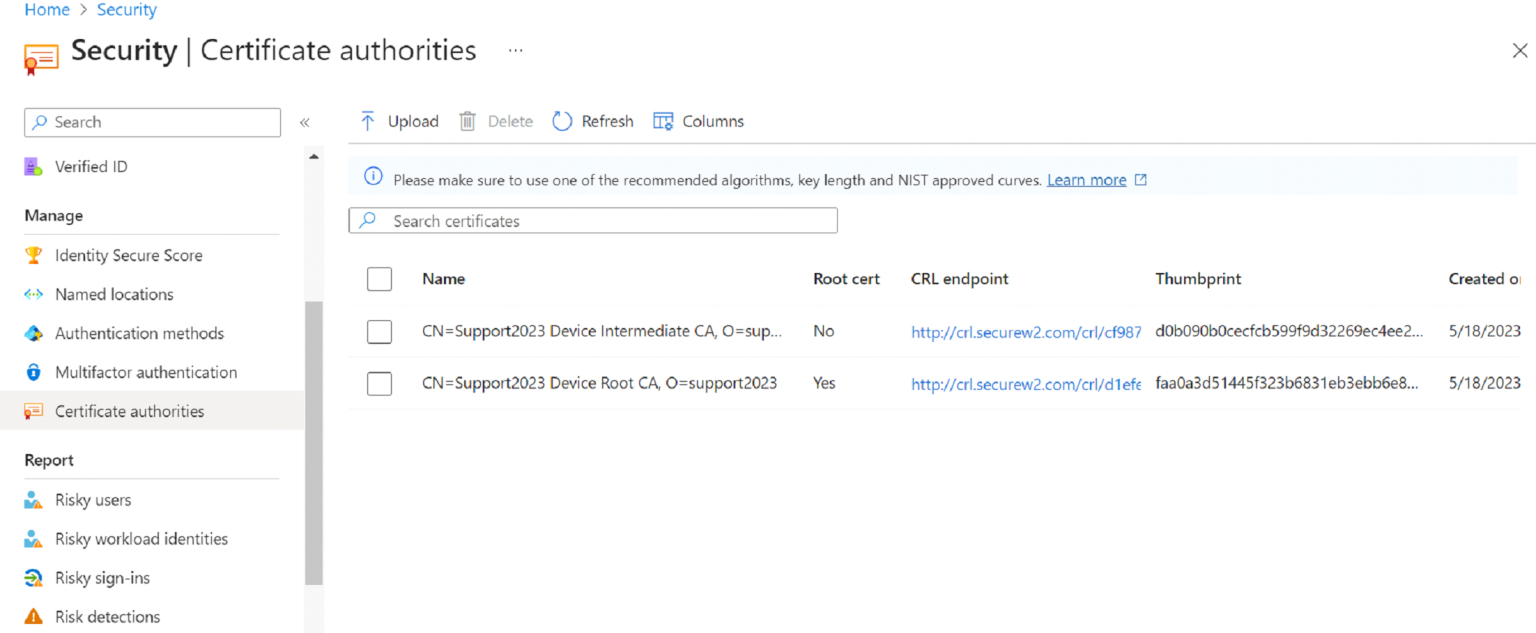 Configuring Azure AD CBA with Conditional Access Policies
