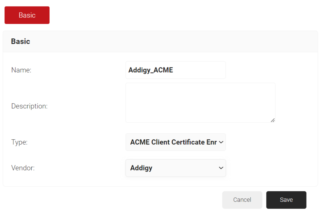 ACME Certificate Enrollment: Addigy Integration