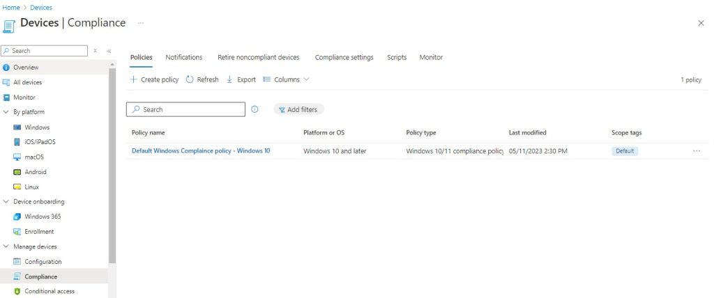 Configure Device Trust with Intune MDM