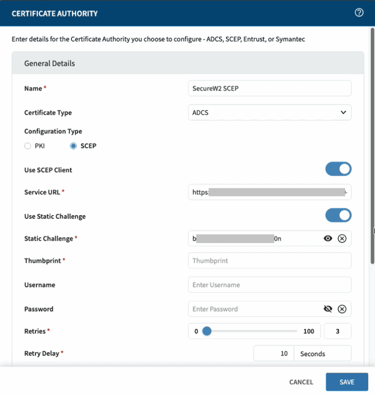 Configure Soti for EAP-TLS Certificate Auto-Enrollment with SCEP